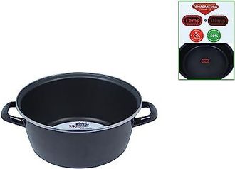 Pratesi CASSER.2 Manici CM.24 RISP.ENERGET Anche per INDUZIONE, 18/8 Stainless Steel, Multicolour, One Size