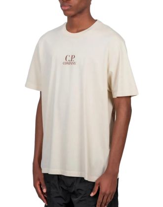 C.P. Company Logo T-Shirt - Beige