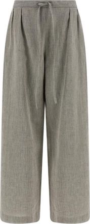 Loulou Studio Femme, Pantalons, Gris, Taille: 34 FR Clark Pants