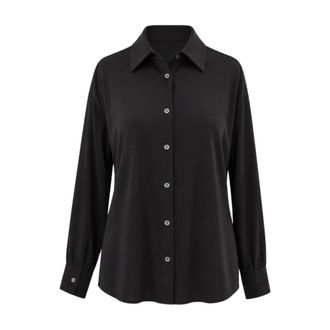 Liviana Conti Klassisches Hemd - - Blouses & Shirts - Damen - Schwarzk - M