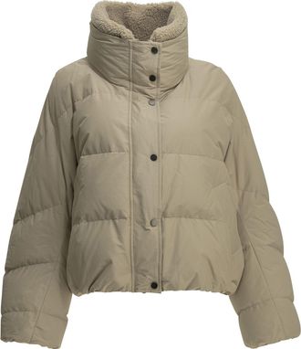Brunello Cucinelli Brunello Cucinelli Doudoune Courte En Taffetas De Coton Techno