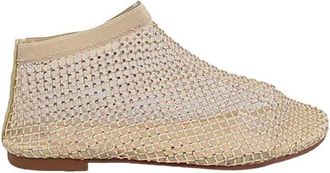 Generic Sandales plates pour femme - &Eacute;l&eacute;gantes et confortables - Sandales d&eacute;t&eacute; modernes - En maille - Chaussures de marche ajour&eacute;es - Chaussures de loisirs - 