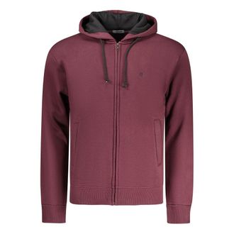 Coveri Moving Roter Baumwoll-Hoodie f&uuml;r Herren