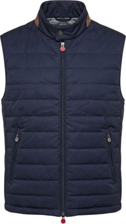 Kiton Gilet matelass&eacute; - Homme - Vestes - Bleu - Taille: L