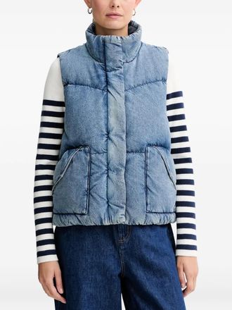 Levi's Wattierte Western Bubble Weste - Blau