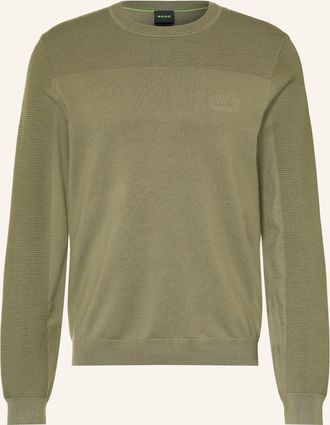 HUGO BOSS Pullover Momentum-X gruen