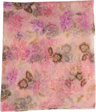 Max Mara Femme, Accessoires, Beige, Taille: ONE Size &Eacute;tole en soie imprim&eacute;e