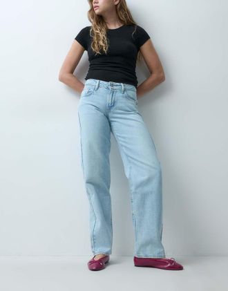 Levi's jean droit superlow bleu clair