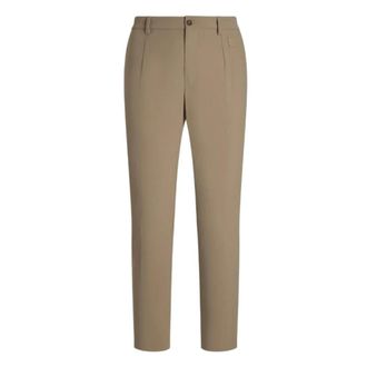 Dolce & Gabbana Beige Straight-Leg Hose mit Knopfverschluss - - Trousers - Herren - Beige - M