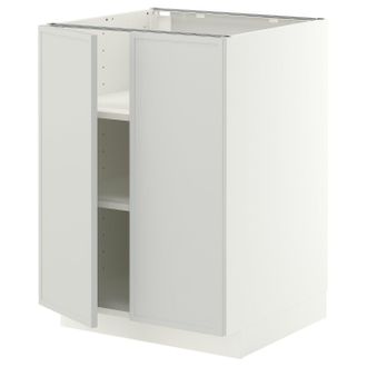 IKEA METOD Unterschrank m B&ouml;den/2T&uuml;ren