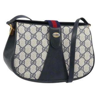 Gucci Sac bandouli&egrave;re en plastique Pre-owned - Femme - Pre-owned - Bleu - Taille: ONE Size