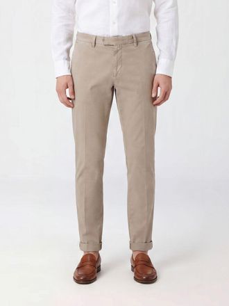 BRIGLIA 1949 Slim-Fit Chino-Hose aus Baumwoll-Tencel-Mischung mit schr&auml;gen Taschen