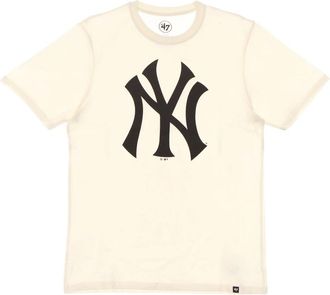 47 Brand Homme, Tops, Beige, Taille: XL Imprint Echo Tee Neyyan