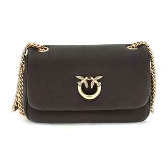 Pinko Pinko - Sac port&eacute; &eacute;paule moyen Love Bag Click Soft Horizontal - Femme - Sacs - Brun - Taille: ONE Size