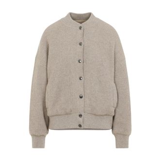 Brunello Cucinelli Bomber en cachemire - Homme - Pulls - Beige - Taille: M