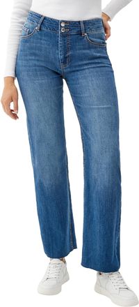 s.Oliver Damen Jeans, Jeans Karolin Comfort Fit, Blue Denim, 32W / 34L EU