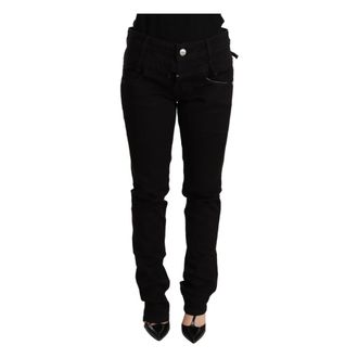 Acht Low Waist Skinny Denim - - Jeans - Damen - Schwarzk - W26