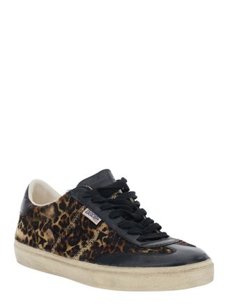 Golden Goose Mens Sneakers Soul-Star Brown Leather Cow Trainers
