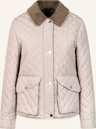 White Label Jacke Steppjacke Mit Cordkragen beige