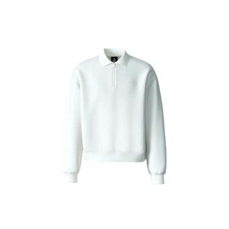 Mackage Homme, Tops, Beige, Taille: S Felix Pull en Jersey Double-Face &agrave; Demi-Zip