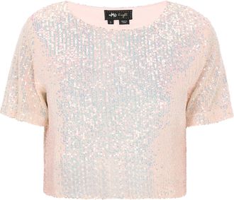 Mymo T-Shirt Frauen aqua mehrfarbig