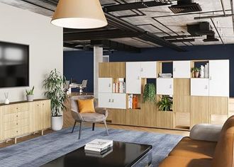 Bisley Stauraumlösung, 014 ahorn, 1640 x 800 x 436 mm