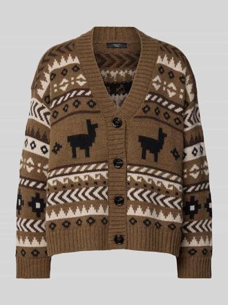 Max Mara Loose Fit Strickjacke mit Alpaka-Woll-Anteil