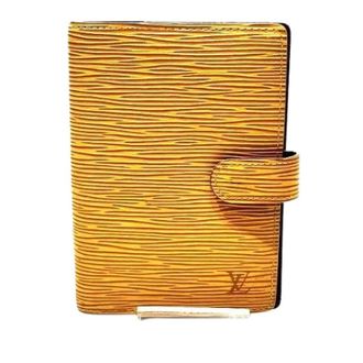 Louis Vuitton unisex, Pre-owned, Jaune, Taille: ONE Size Agenda PM Pre-owned Couverture de carnet en cuir &Eacute;pi