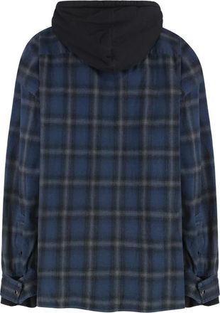 Miharayasuhiro Mihara Yasuhiro, Homme, Chemises, Bleu, Taille: S Chemise en coton &agrave; carreaux