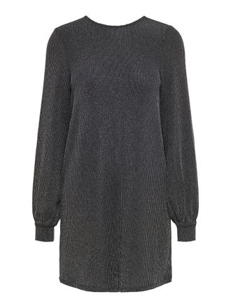 Only Damen Onlcarol L/S Glitter Bow Dress JRS, Black, XS