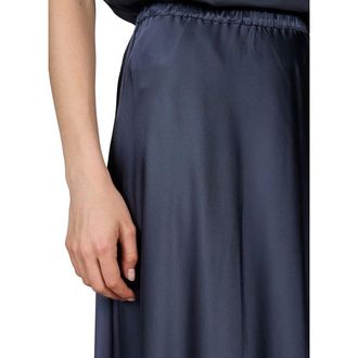 Sams&oslash;e & Sams&oslash;e Jupe midi satin&eacute;e &agrave; taille mi-haute