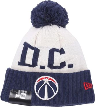 New Era NBA Draft Pom Pom Beanie Hat - - Accessories - Herren - Schwarzk - ONE SIZE