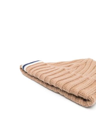 Fedeli Mens Ribbed-Knit Cashmere Beanie Aw22 M
