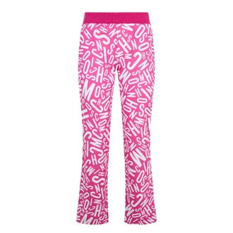 Moschino Palazzo Hosen - - Trousers - Damen - Rosa - S