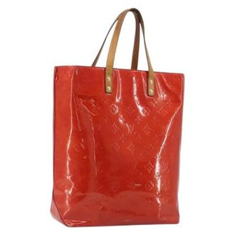 Louis Vuitton Sac &agrave; main vintage en cuir verni doccasion - Femme - Pre-owned - Rouge - Taille: ONE Size