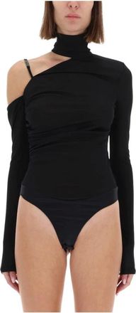Versace Jeans Couture Damen, Oberteile, Schwarzk, 2XSGr&ouml;&szlig;e