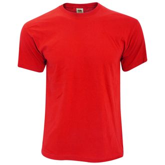 Fruit Of The Loom Herren T-Shirt Original T 61-082-0 Red XXL