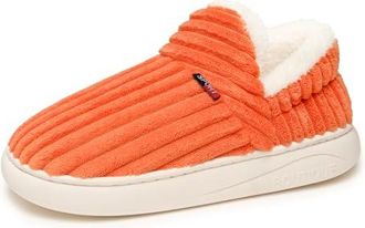 Generic Pantoufles confortables et élégantes pour femmes, hommes et enfants, design amélioré, doublure chaude en peluche/fausse fourrure avec semelle épaisse 