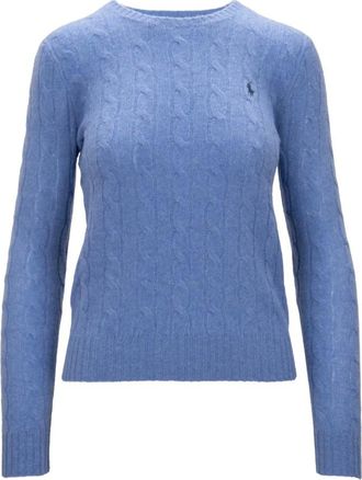 Ralph Lauren Femme, Pulls, Bleu, Taille: 38 FR Pulls &agrave; col rond