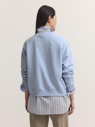 Bugatti Sweatshirt Modern Fit Modern Fit Baumwollmix Rundhals