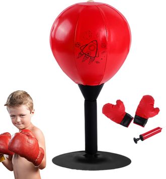 Generico Boxsack-Set f&uuml;r den Schreibtisch, Fitness-Ausr&uuml;stung, schnelle Reaktion, Boxsack f&uuml;r Training auf dem Schreibtisch, f&uuml;r Wohnzimmer, Schlafzimmer, Fitn