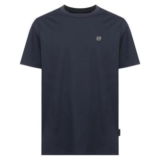 Philipp Plein Rundhals-T-Shirt - - Tops - Herren - Blau - XL