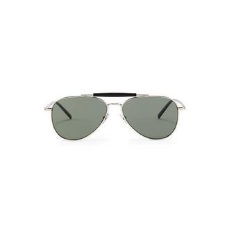 Saint Laurent Lunettes de soleil aviator m&eacute;tallis&eacute;es