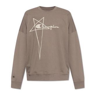 Rick Owens Crewneck Sweatshirt - - Sweatshirts & Hoodies - Herren - Grau - S