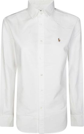 Polo Ralph Lauren Femme, Blouses et Chemises, Blanc, Taille: 40 FR Camicia Slim Fit Oxford