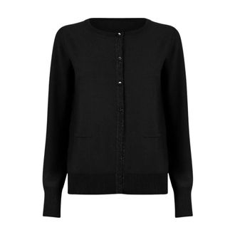 Wolford Cardigan en maille superfine - Femme - Pulls - Noir - Taille: 36 FR