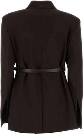 Sportmax Womens Brown Stretch Viscose Cinta Blazer Cioccolato Giacche E Gilet Jacket
