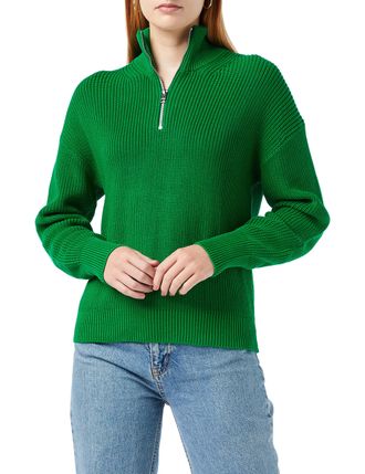 Jack & Jones JXLEYA LS Twist Half Zip Knit NOOS