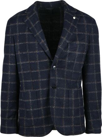 L.B.M. 1911 L.b.m. 1911, Homme, Vestes, Bleu, Taille: XL Giacca Stondata
