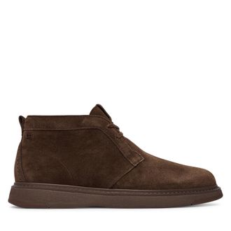Tommy Hilfiger Schn&uuml;rschuhe Tommy Hilfiger Comfort Suede Chukka FM0FM06074 Braun